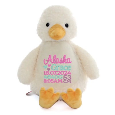 Personlised Duck Teddy Bear from My Teddy