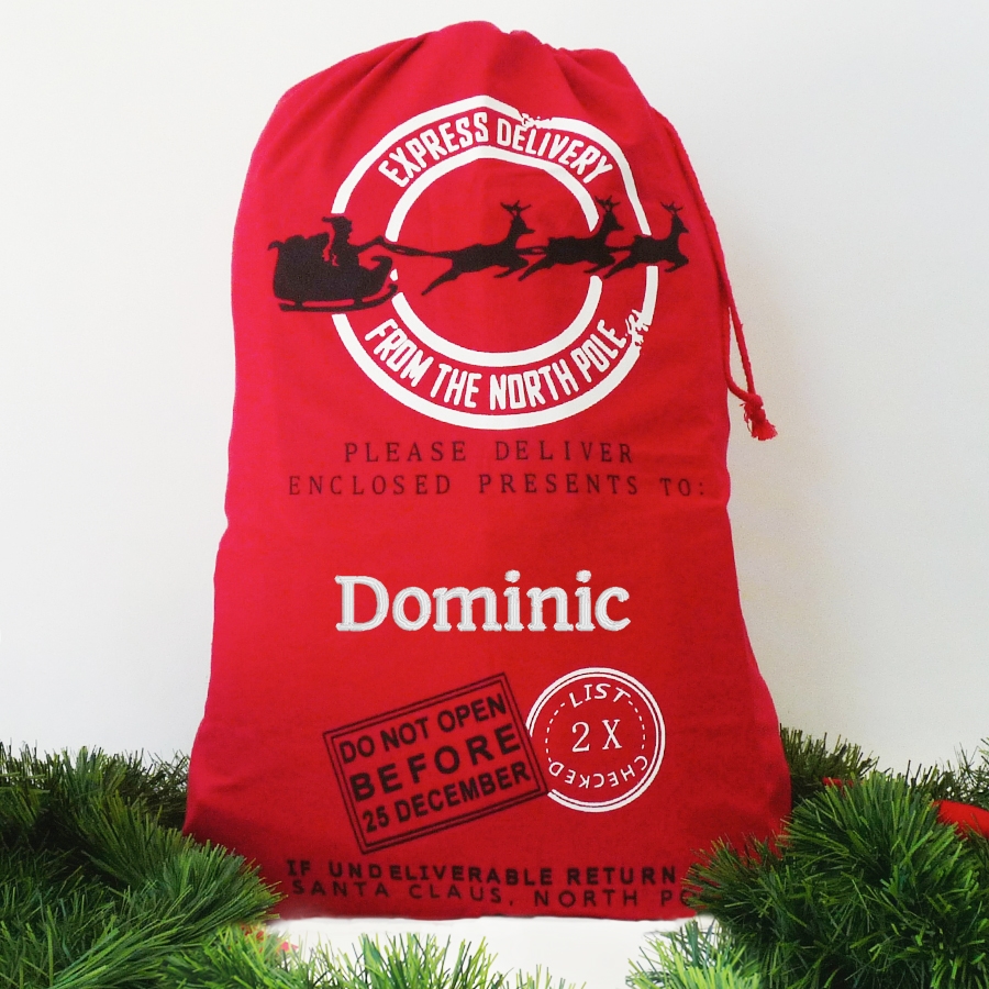 Santa Sack Red from My Teddy